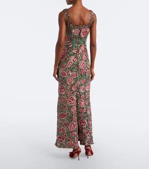 LA FUORI Antique Bloom Sequined Gown