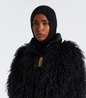 Goldbergh Fudo Embellished Ribbed-knit Balaclava