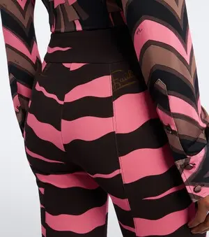 Emilio Pucci Fiamme Jersey Capri Pants