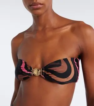 Emilio Pucci Marmo Bikini Top
