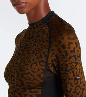 Goldbergh Feline Leopard-print Ski Top