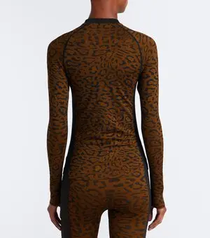 Goldbergh Feline Leopard-print Ski Top