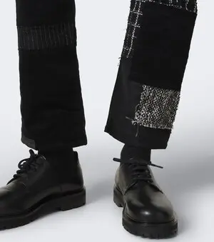 Junya Watanabe Patchwork Cotton Straight Pants