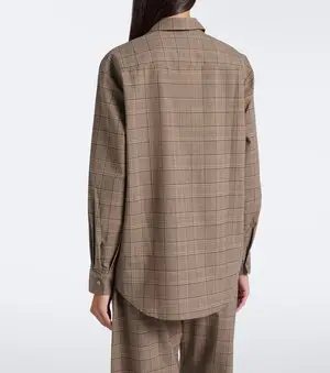 LESET Mia Checked Oversized Shirt