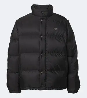 Prada Re-nylon Down Jacket - Black