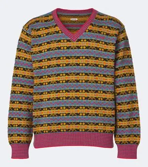 BODE Bracken Fair Isle Cotton Sweater