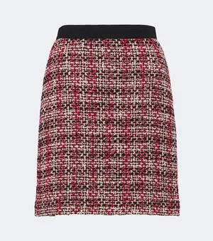 Versace Wool-blend Tweed Miniskirt - Multicoloured