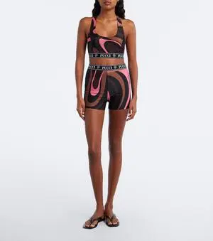Emilio Pucci Marmo Jersey Shorts