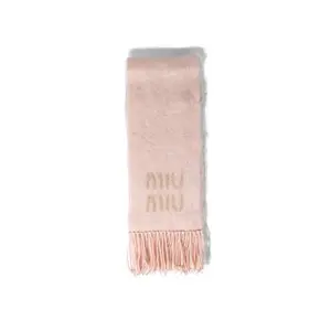 Miu Miu Wool And Mohair Scarf - Opal