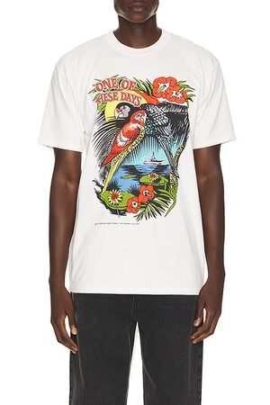 ONE OF THESE DAYS X Revolve X Fwrd Miami Design 01 Tee - Bone