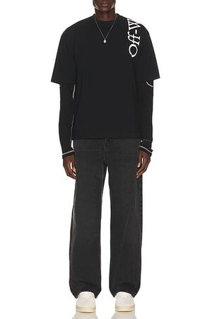 Off-White Vertical Bookish Skate Short Sleeve Tee