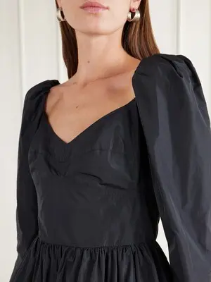 Stella McCartney Peplum Taffeta Blouse