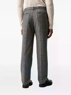 Kenzo Checks Wool Trousers