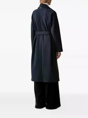 FRACOMINA Herringbone-pattern Belted Coat