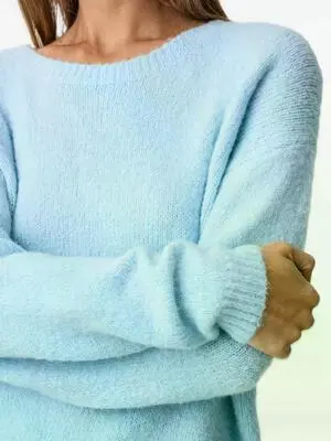 FRACOMINA Brushed Ribbed-trim Sweater