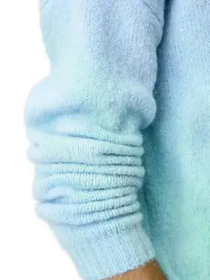 FRACOMINA Brushed Ribbed-trim Sweater