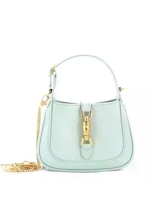 Gucci Jackie 1961 Chain Leather Super Mini Hobo Bag