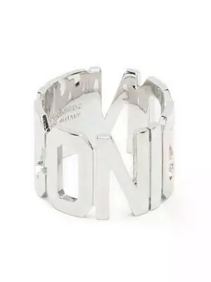 Dsquared2 Sculpted Logo Ring - Silver