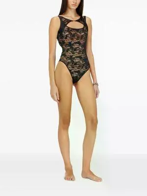 DIESEL® Bodysuit In Camo Lace