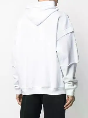 DIESEL® Layered Drawstring Hoodie