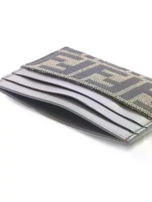 Fendi 2020s Ff Jacquard Card Case