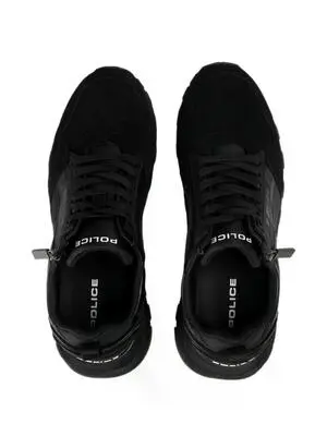 POLICE Side-zip Panelled Sneakers
