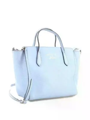 Gucci Swing Tote Leather Mini Crossbody Bag