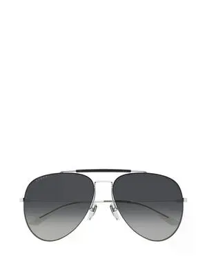 Gucci Pilot-frame Sunglasses - Silver