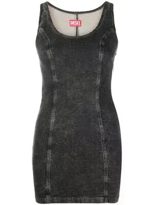DIESEL® Mini Denim Dress - Grey