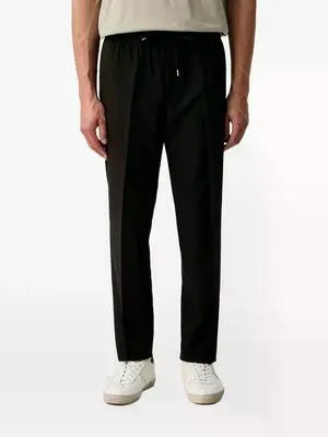Sisley Drawstring-waist Trousers - Black
