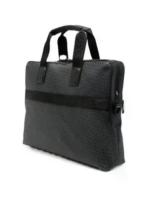 BOSS Monogram-print Laptop Bag