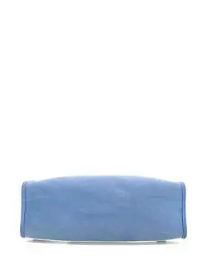 Hermès Herbag Zip Leather And Toile 31 Shoulder Bag - Blue