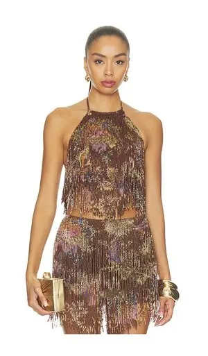 PatBO Boho Print Top - Multi