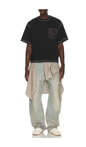 True Religion Rope Heavy Boxy Tee