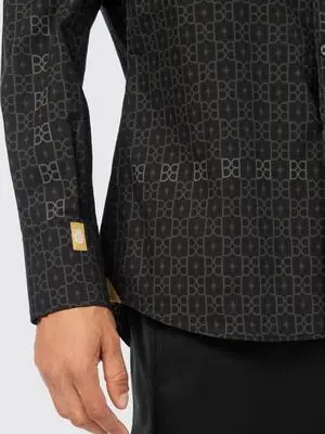 BILLIONAIRE Monogram Silk Shirt