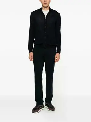 ALBERTO GOZZI Zip-up Wool Cardigan