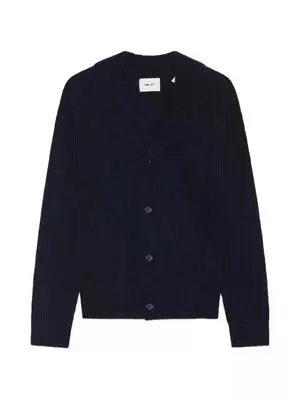 Nn07 Shane Rib-knit Cardigan - Blue
