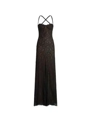 Etro Long Floral Lace Dress