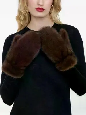 BASSIA Faux-fur Gloves