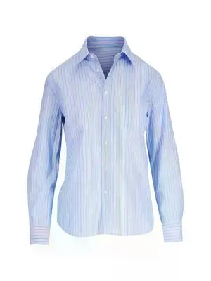NILI LOTAN Raphael Vertical-stripe Shirt