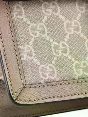 Gucci Dionysus Bag Gg Coated Canvas With Leather Small Shoulder Bag