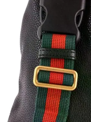 Gucci Logo Printed Leather Medium Belt Bag