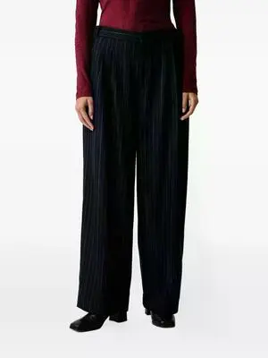 Rag & Bone Lawrence Pinstriped Pleated Trousers