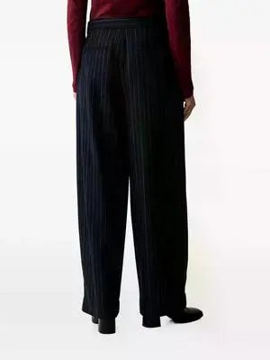 Rag & Bone Lawrence Pinstriped Pleated Trousers