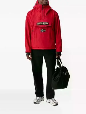 NAPAPIJRI Logo-patch Hooded Jacket - Red