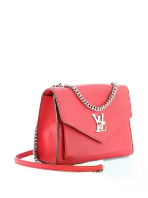 LOUIS VUITTON Mylockme Handbag Leather Bb Crossbody Bag