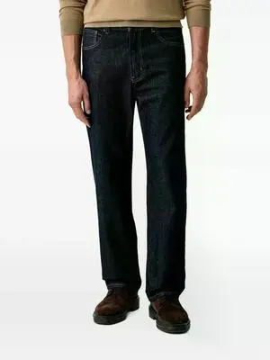 Sisley Contrast-stitch Jeans - Blue
