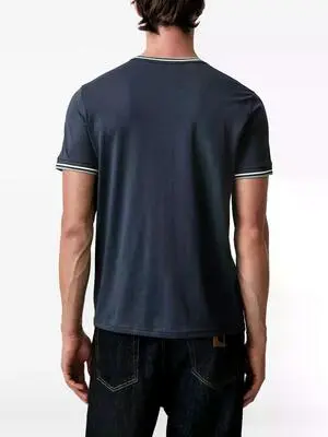 Fred Perry Embroidered-logo Tipped T-shirt