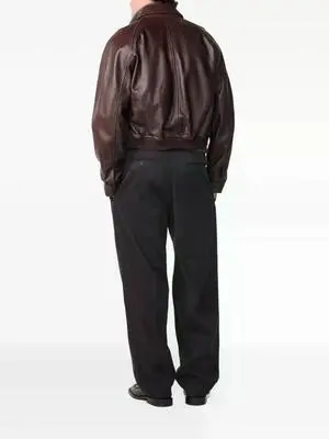 Studio Nicholson Kendal Zip-up Leather Jacket