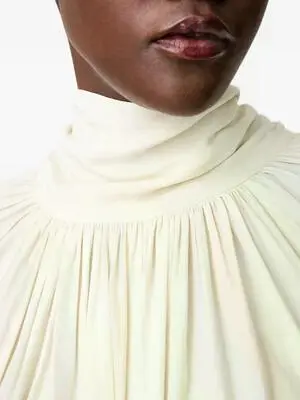 Sisley Bow-detail Pleated Blouse